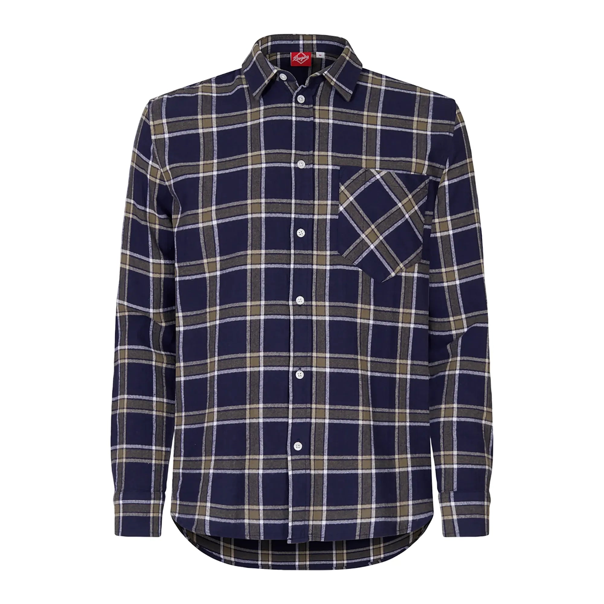 1227 Flannel shirt (Unisex) - Blue/Olive green/White – UNITED UNIFORMS ...