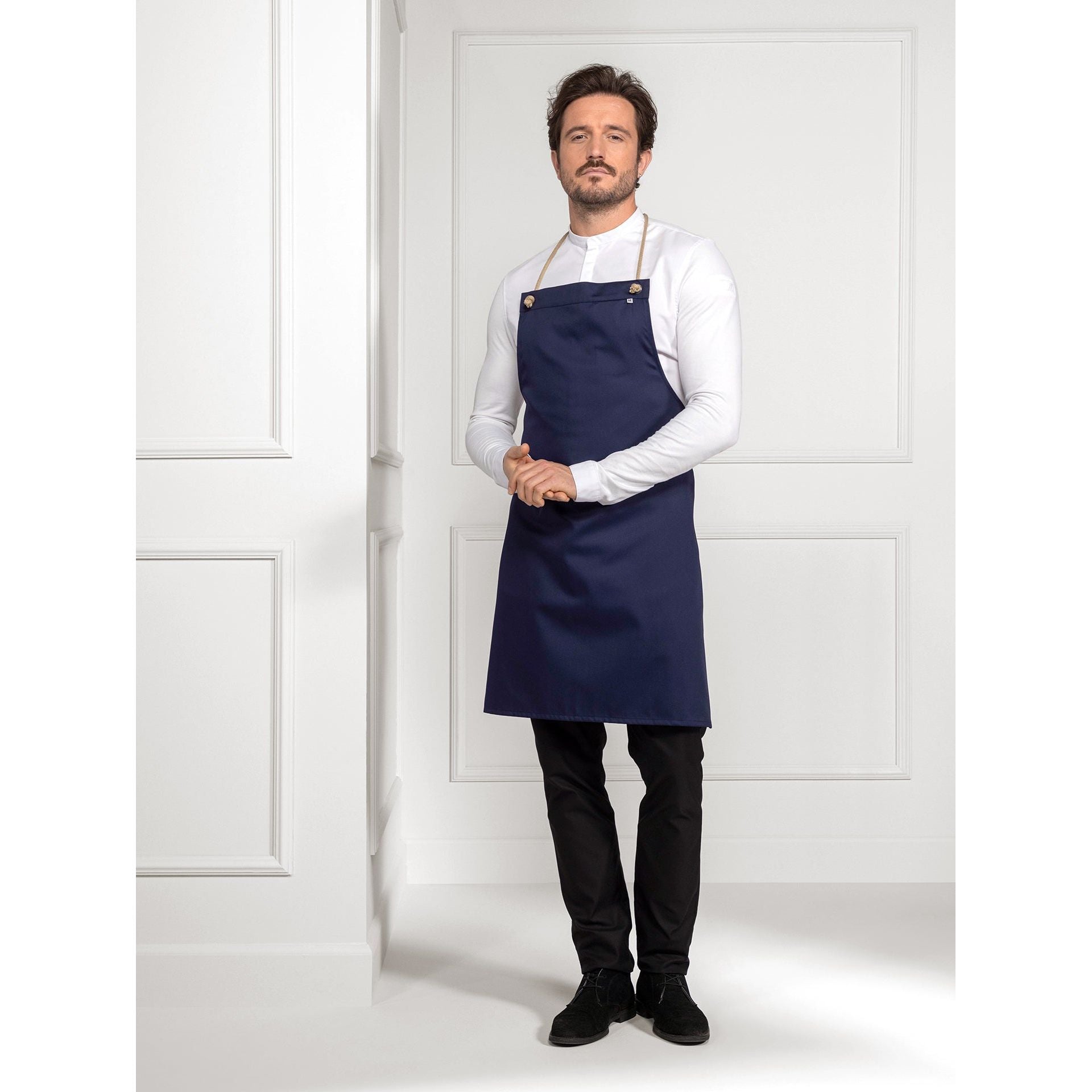 Bib Apron Unisex | Spanish One Patriot Blue | Le Nouveau Chef – UNITED ...