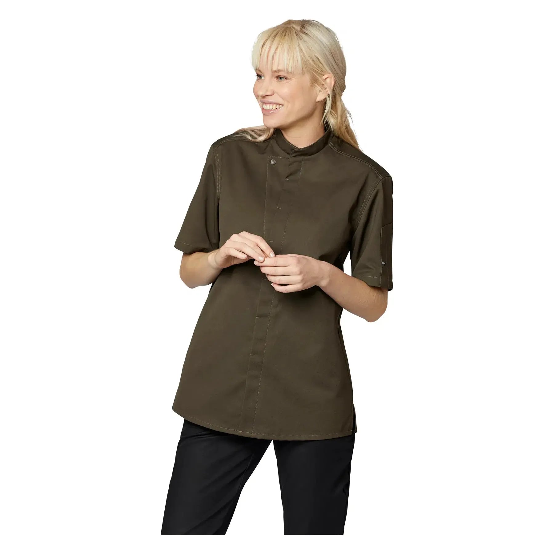 Chef Coat Short Sleeve Unisex 23516 – UNITED UNIFORMS GLOBAL