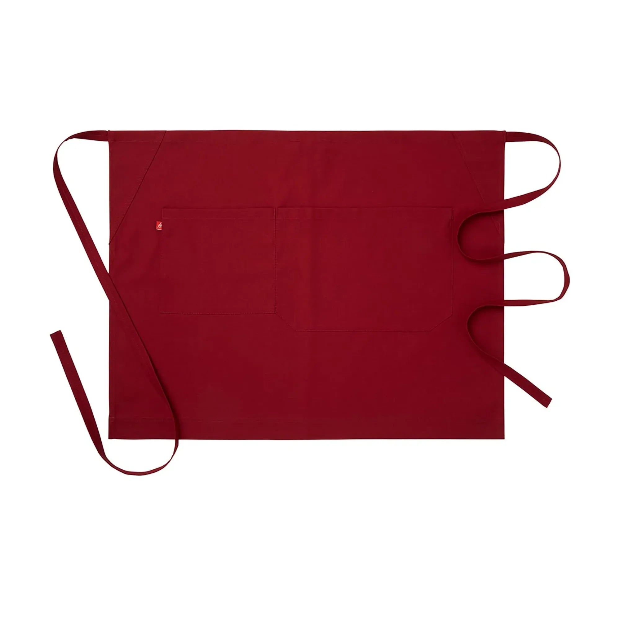 4061 Waist apron - Dark red – UNITED UNIFORMS USA