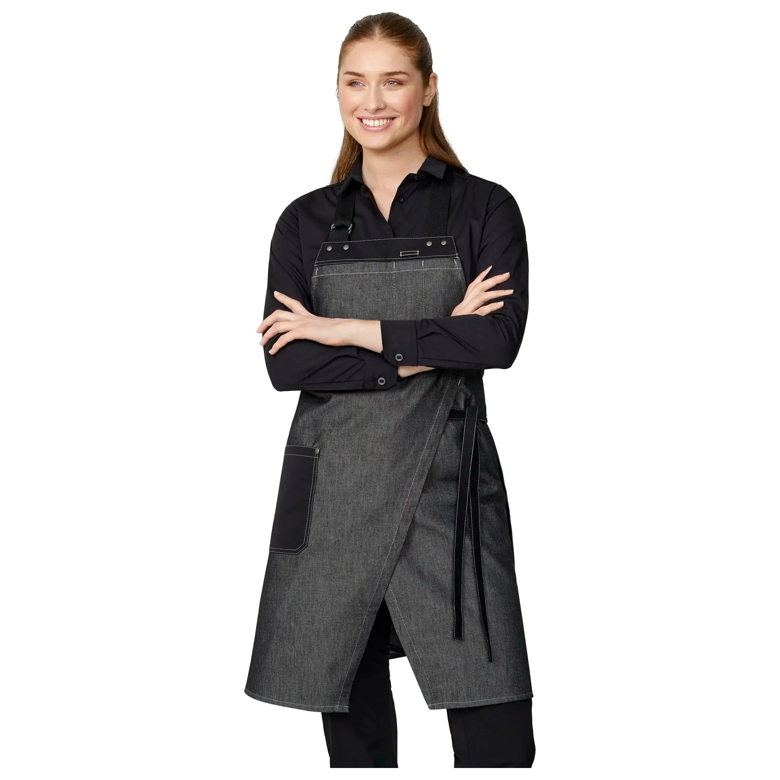 Bib Apron With Pockets 30395 – UNITED UNIFORMS GLOBAL